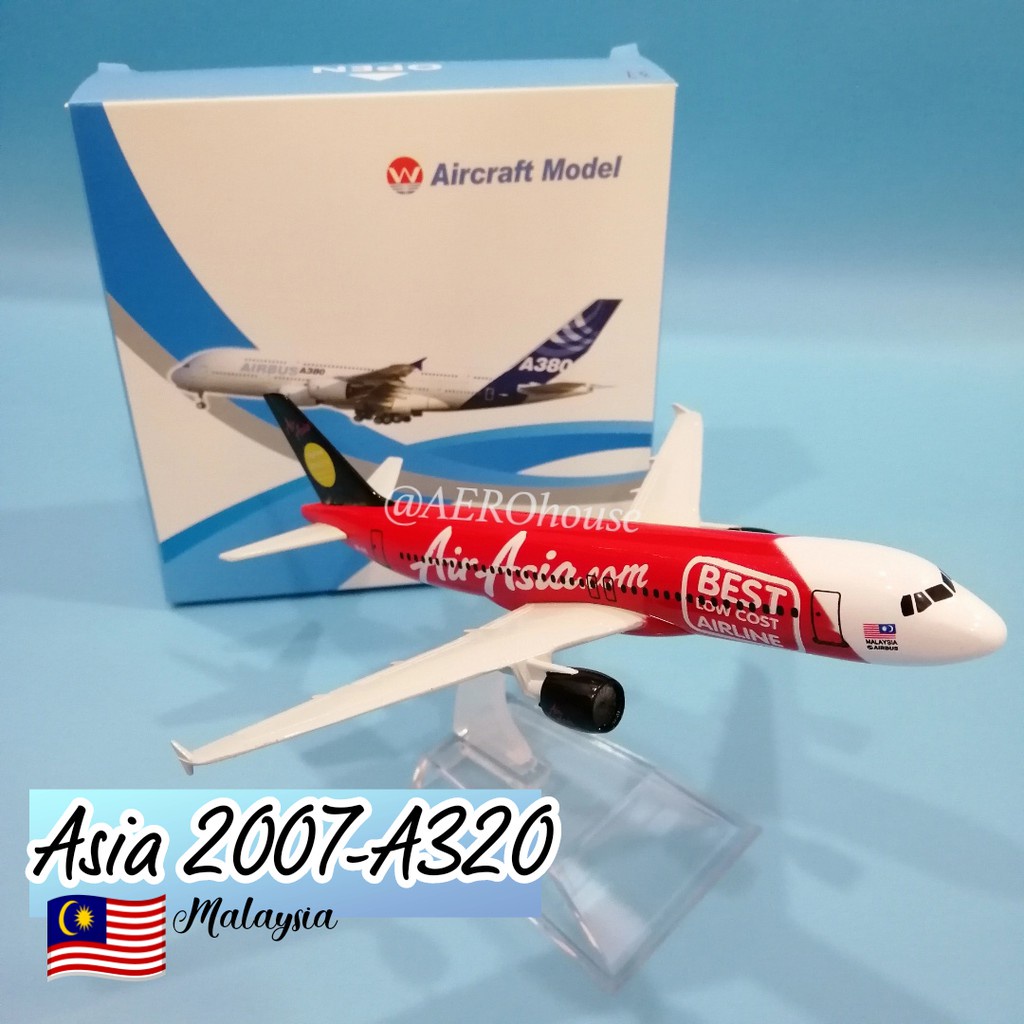 Latest Aeroplane 204Aircraft Model – AirAsia A320 special edition 2007 ...
