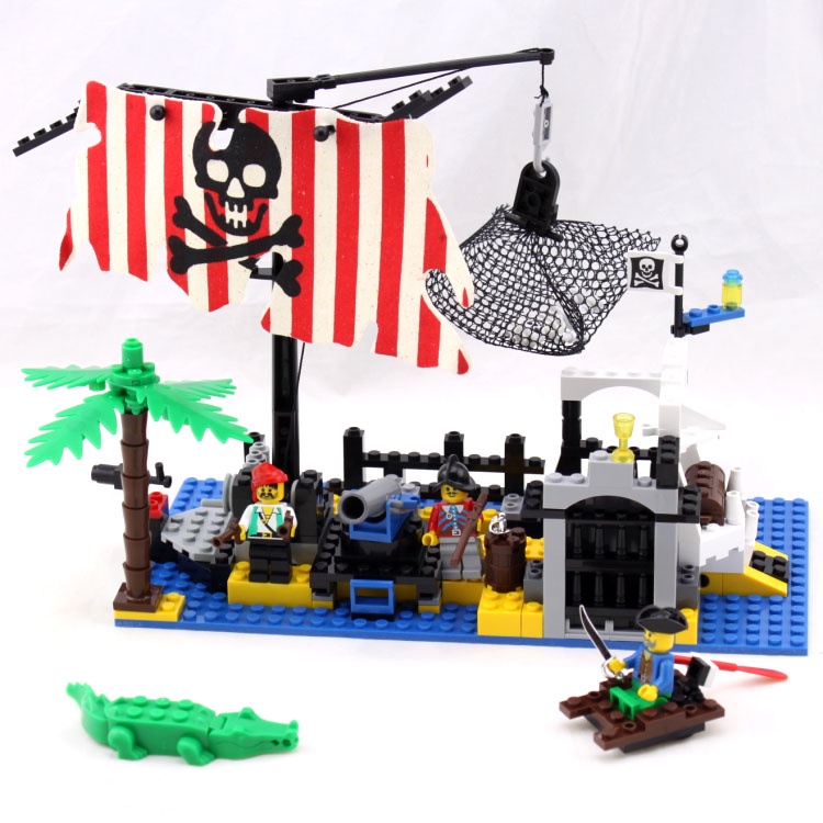 Enlighten Bricks Shipwreck Island LEGO 6296 Reprint Building Block Toys ...