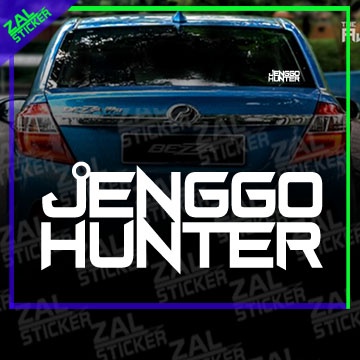 * STICKER KERETA JENGGO HUNTER UDANG GALAH PANCING FISHING JDM MYVI ...