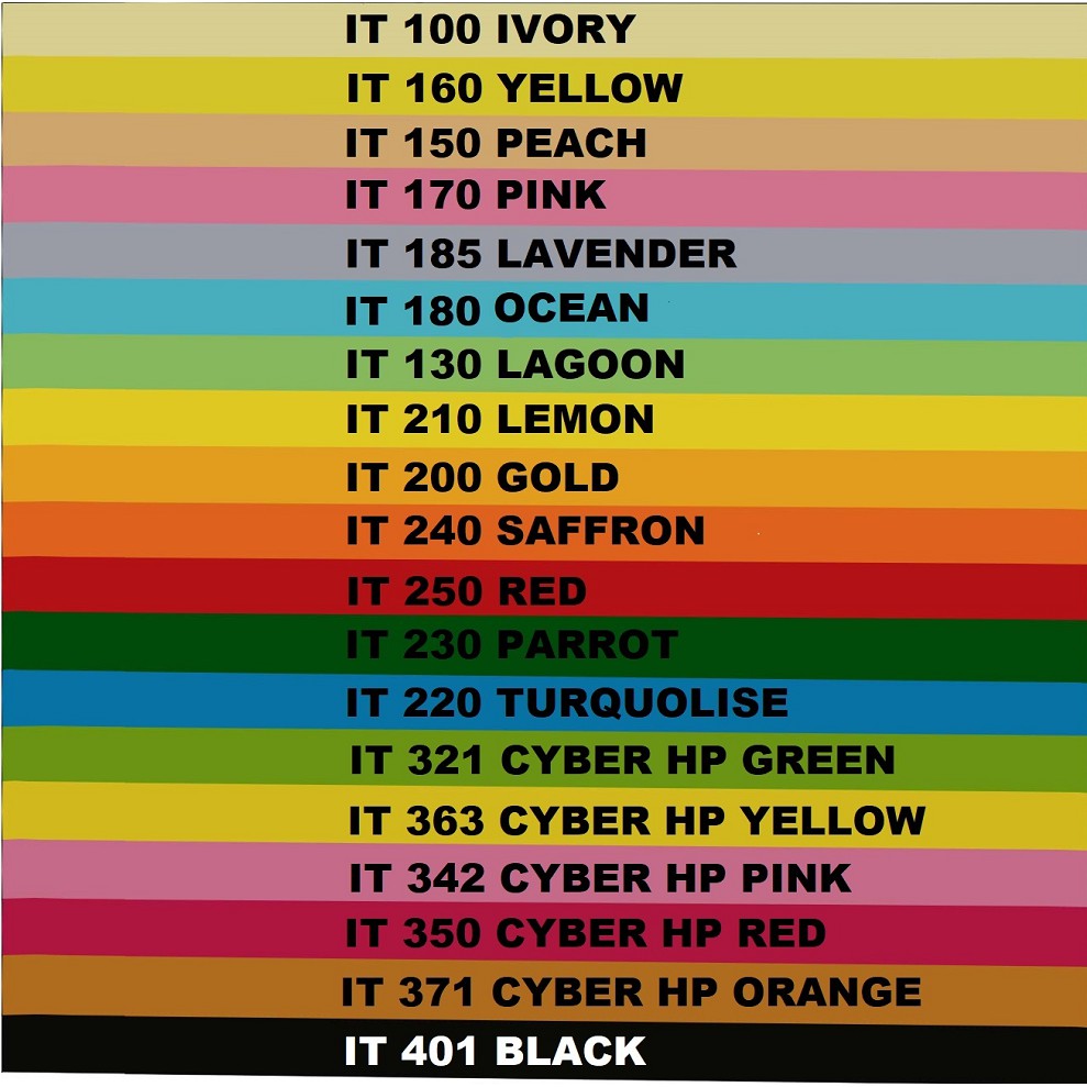 A4 80gsm Colour Paper 80gsm / Kertas Warna (LIght / Deep/ Cyber Colour ...