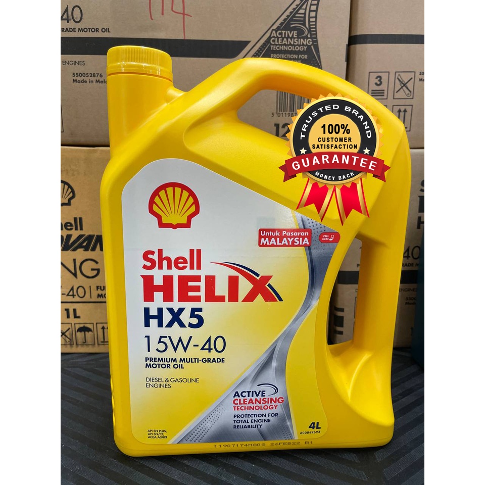 Shell Helix HX5 15W40 SN PLUS (4L) | Shopee Malaysia