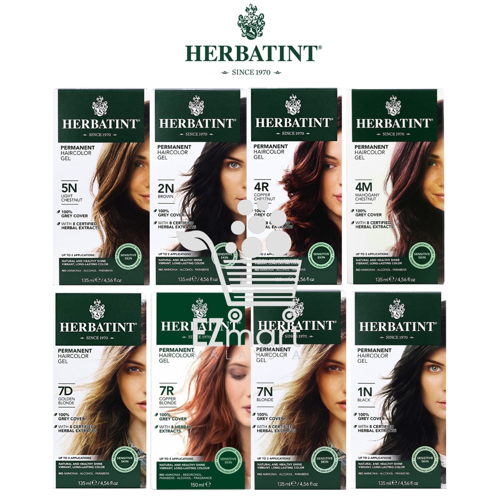Original Herbatint, Permanent Haircolor Gel (135 ml) Imported From USA ...