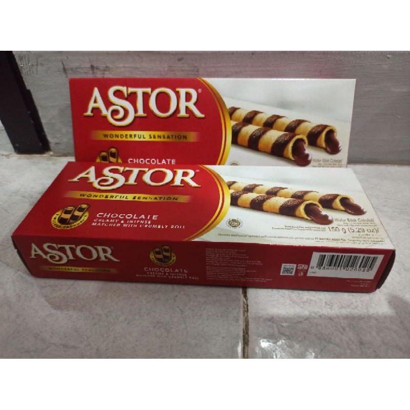 Astor Wafer Stick Double Chocolate Box 150gr | Shopee Malaysia