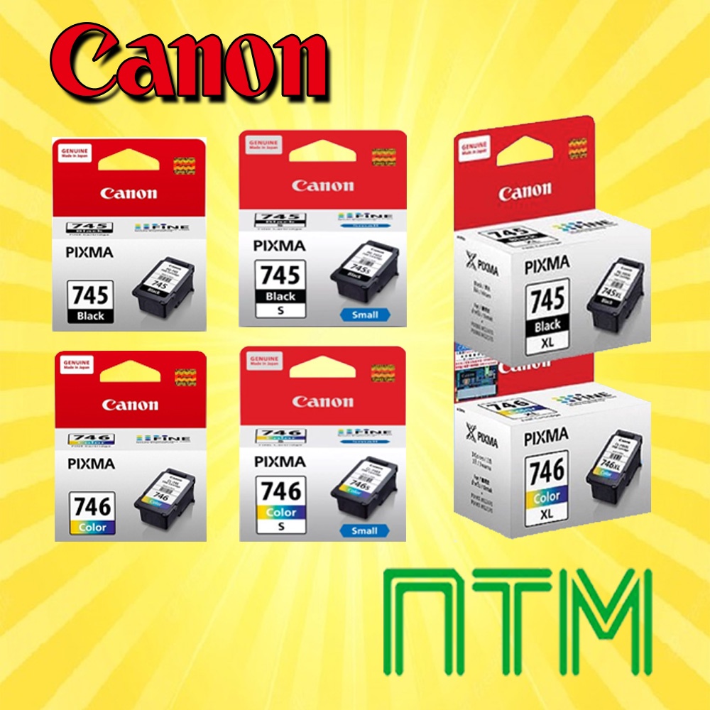 CANON PG-745 745S 745XL 745 / CANON CL-746 746S 746XL 746 INK CARTRIDGE ...