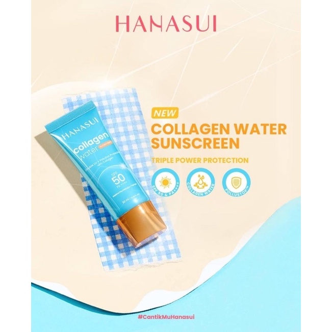Hanasui COLLAGEN WATER SUNSCREEN SPF 50 PA++++ / SUNBLOCK / SUN BLOCK ...