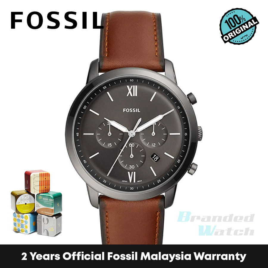 [Official Warranty] Fossil FS5512 Men's Neutra Chronograph Amber ...