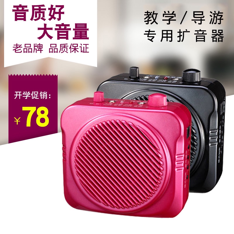 Voice Amplifier Wireless Speaker Microphone for School Teacher Cikgu ...