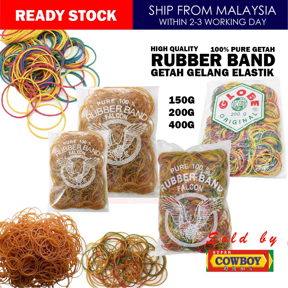 Rubber Band Falcon Eagle 400g 150g color Getah ikat barang Getah Gelang ...