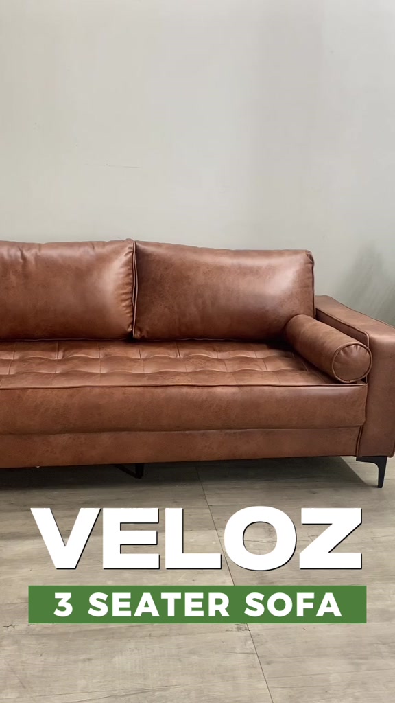 Furniture Direct VELOZ sofa 3 seater sofa murah home furniture nordic ...