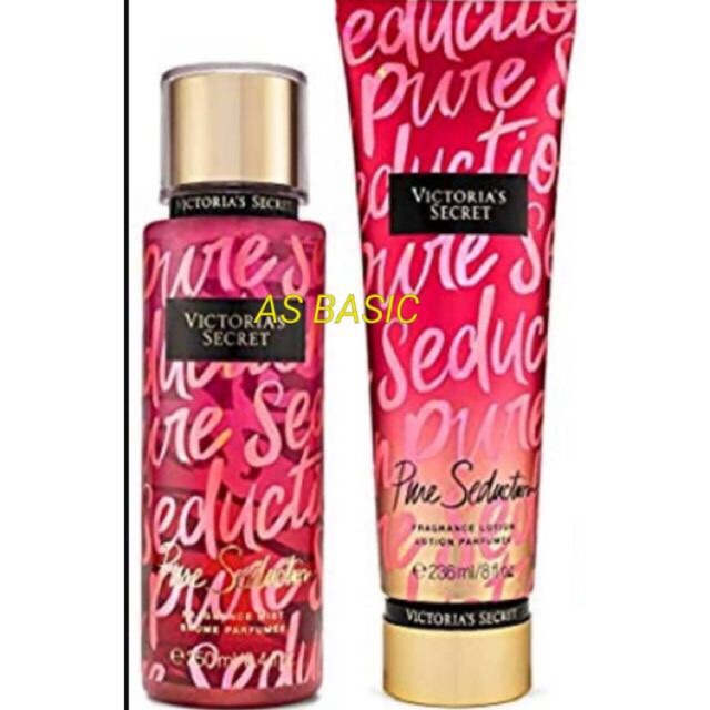 Victorias Secret Pure Seduction Limited Edition New Set 2 in 1 | Shopee ...