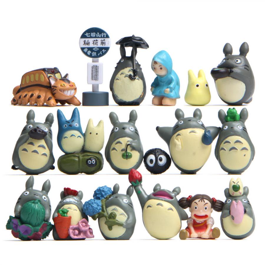 18Pcs/set My Neighbor Totoro Anime Garden Decorate Action Figure Toy ...