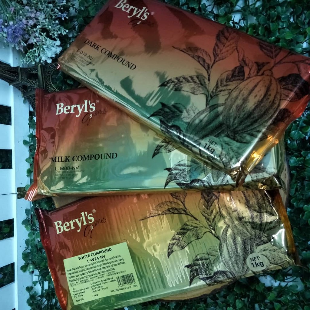 Beryl's Compound Block Chocolate BERYLS BAR 巧克力 块 (1KG) | Shopee Malaysia