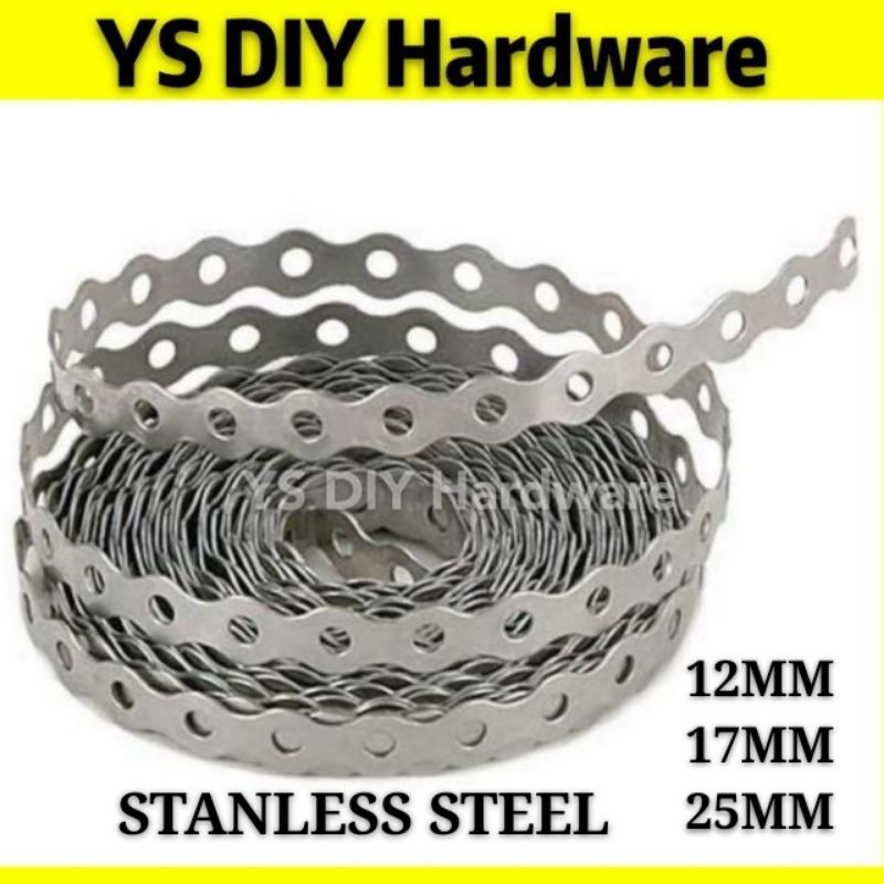 Multi Purpose Stainless Steel Steel Band 10Meter X 12MM / 17MM/ 25mm ...