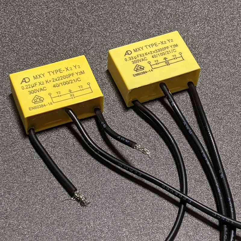 TYPE-X2 Y2 MXY Capacitance 0.33UF 0.22UF 2000PF 3300PF 300VAC | Shopee ...