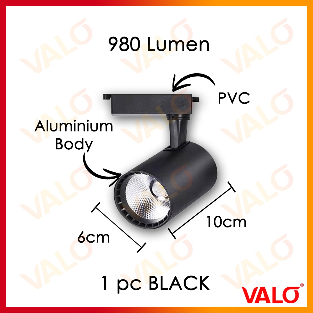 【SET【2Meter【1.5meter】Lampu LED Track Light with 12w led light complete ...