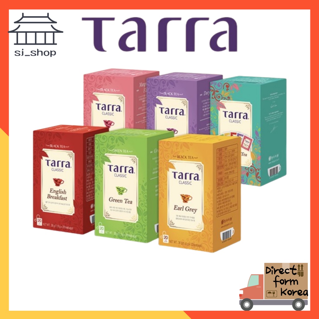 [sj_shop] Dongsuh Foods Tarra Classic tea English Breakfast, Mango ...