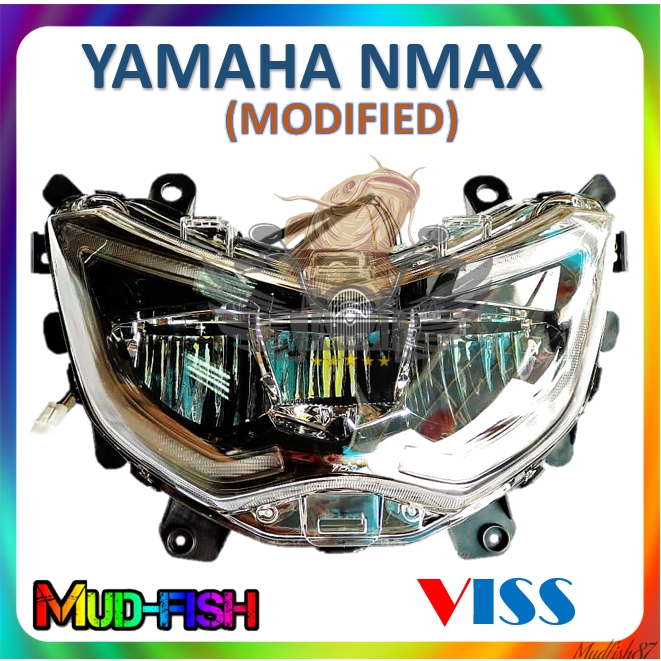 VISS YAMAHA NMAX LED HEAD LAMP SET N-MAX (MODIFY) | Shopee Malaysia