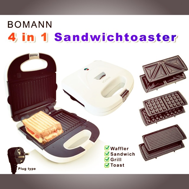 Sandwich toaster waffle maker pembakar roti waffle maker sandwich roti ...