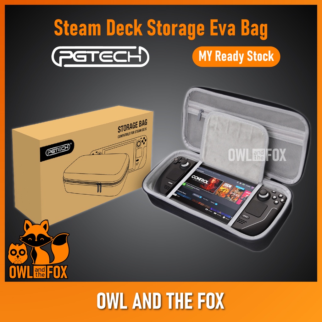PGtech Steam Deck Storage Bag EVA Steamdeck Storage Bag Card Storage Pouch EVA Storage Pouch GP ...