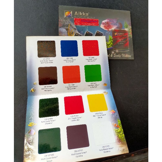 AIKKA PAINT CATALOGUE COLOUR CARD Buku Cat | Shopee Malaysia