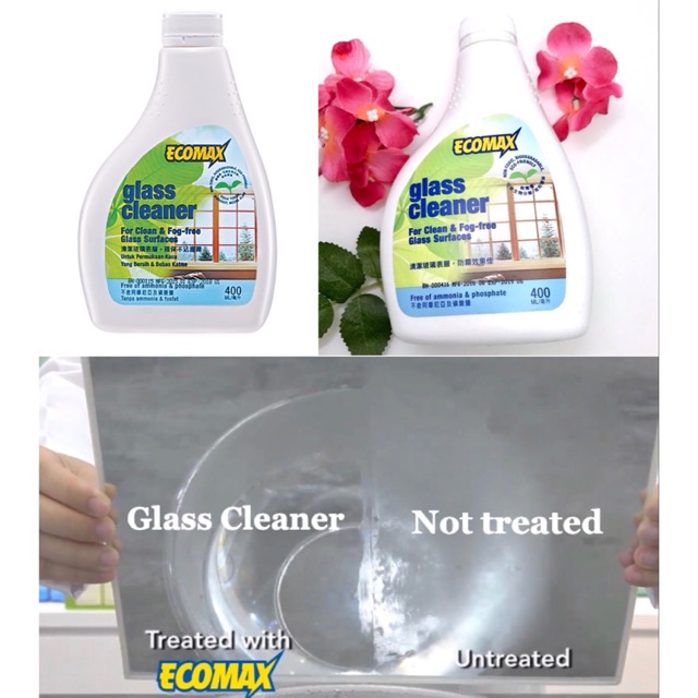 Ecomax Glass Cleaner(For all glass surfaces including windows,mirrors ...
