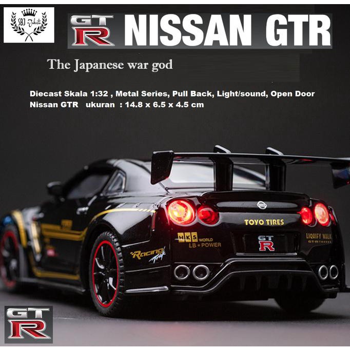 Diecast 1:32 NISSAN GTR R35 Racing Car Model Metal Series | Shopee Malaysia