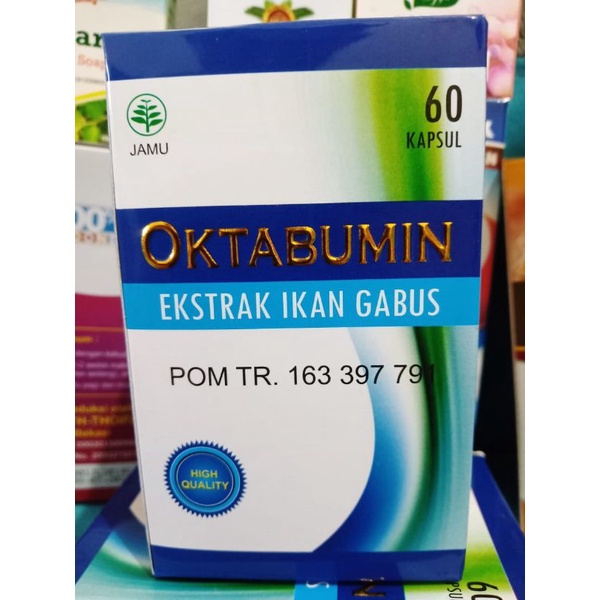 Oktabumin Snakehead Fish Extract Capsules contains 60 capsules | Shopee ...