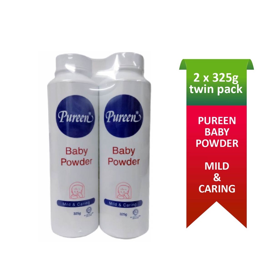 PUREEN Baby Powder 325g x 2 ( Twin Pack ) | Shopee Malaysia