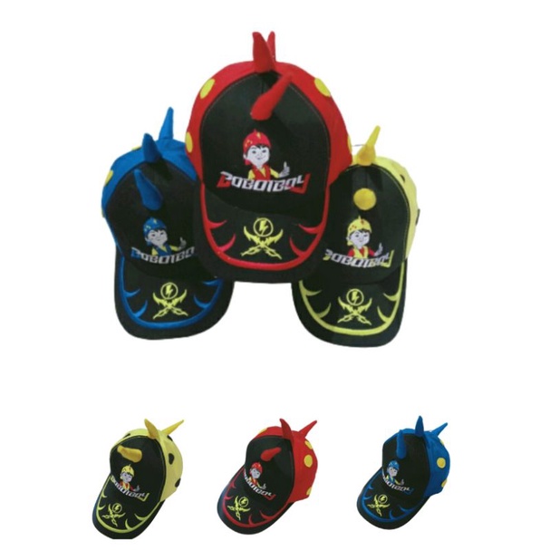 Boboiboy Hats Embroidered boboy Hats Cowboy Hats Kids Hats Boboiboy ...