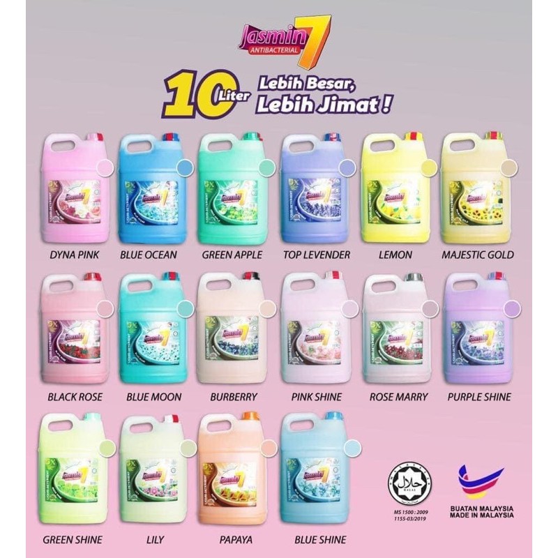 Sabun Pakaian Jasmin 7 5in 1 READY STOCK | Shopee Malaysia