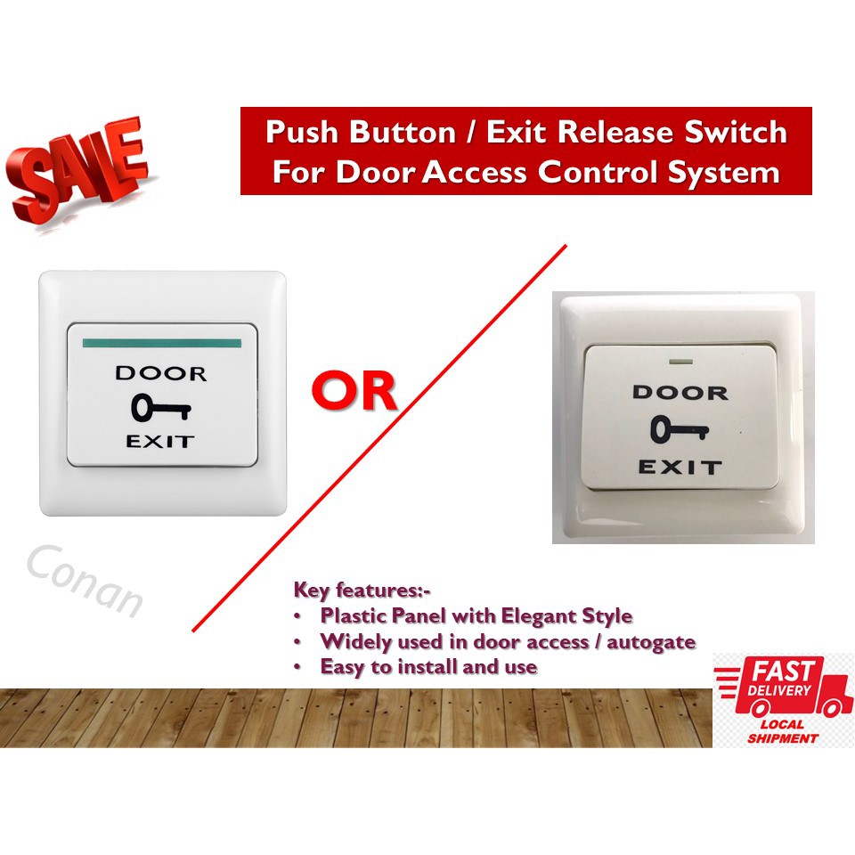 Autogate / Door Access Door Exit Push Button | Shopee Malaysia