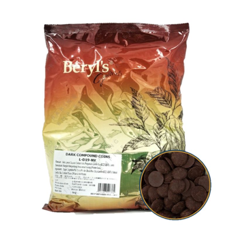 BERYL'S Dark/ Milk/ White Compound Coin 1kg | Shopee Malaysia