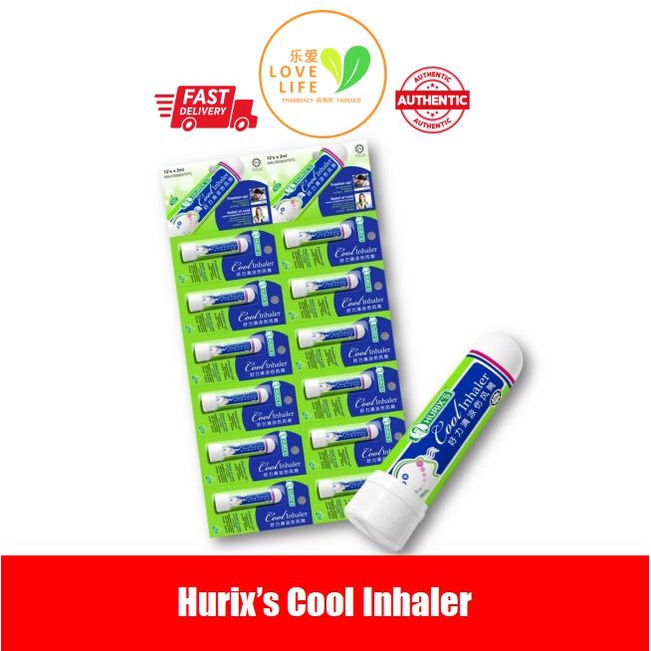 HURIX'S HURIX'S Cool Inhaler 2ml | Shopee Malaysia