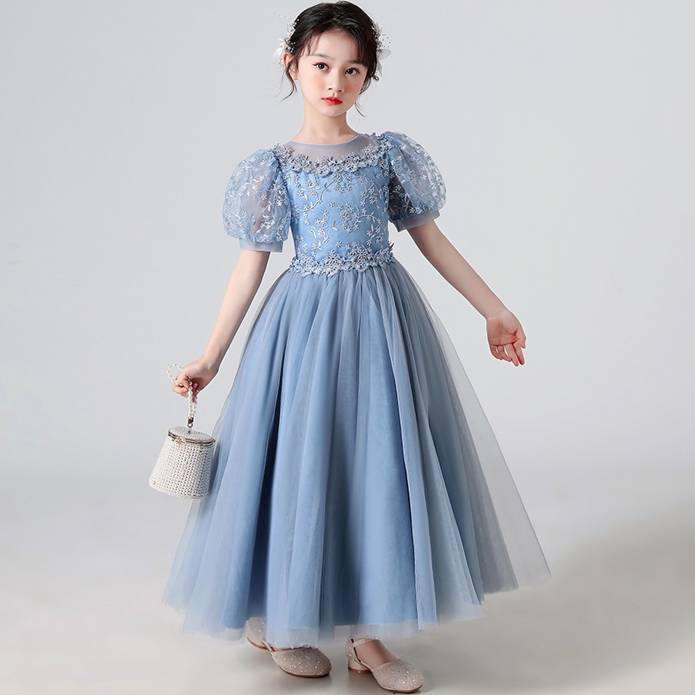 White Bridesmaid Dress Ceremony Pageant Flower Kids Birthday Dress ...