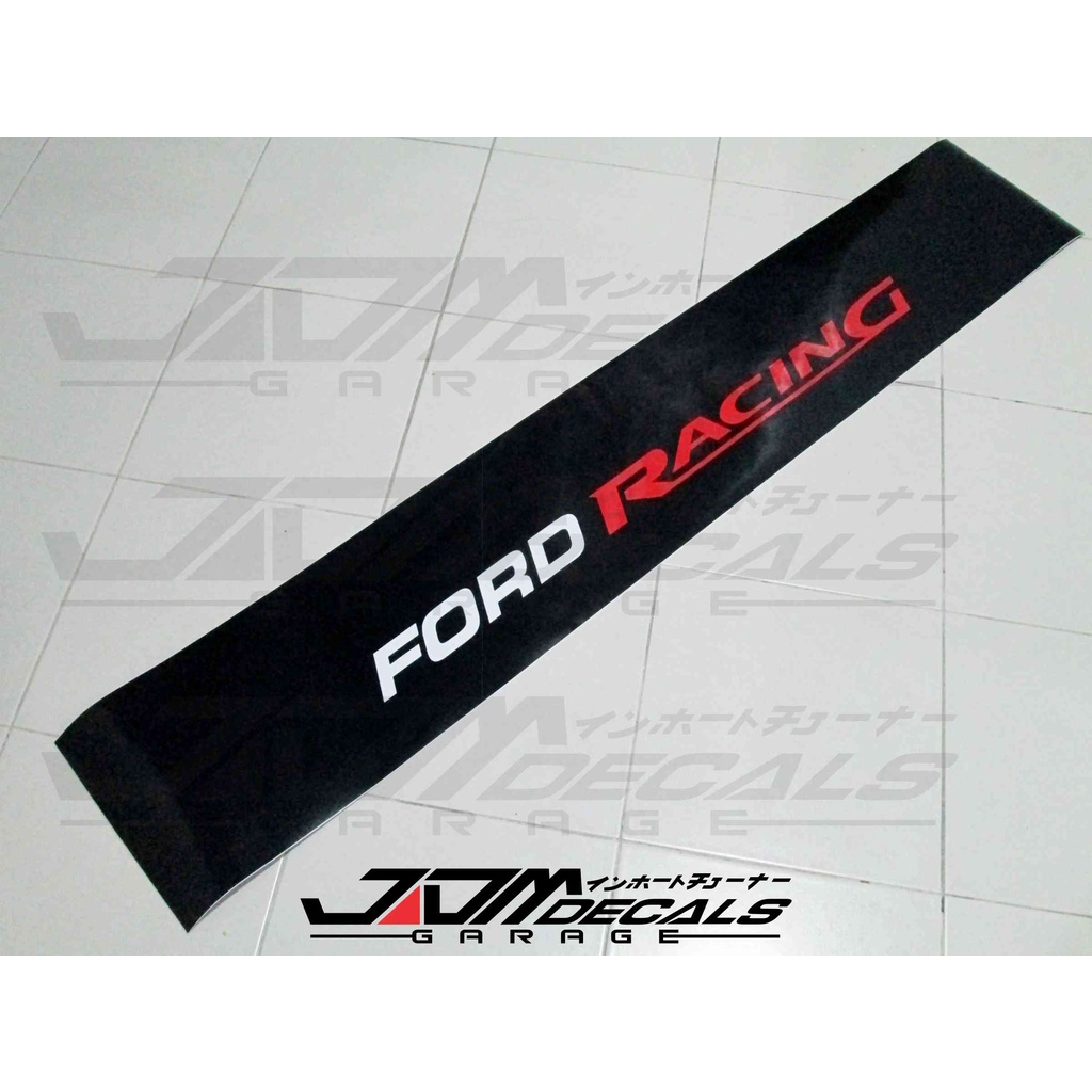 Ford Racing Windshield Banner Sticker | Shopee Malaysia