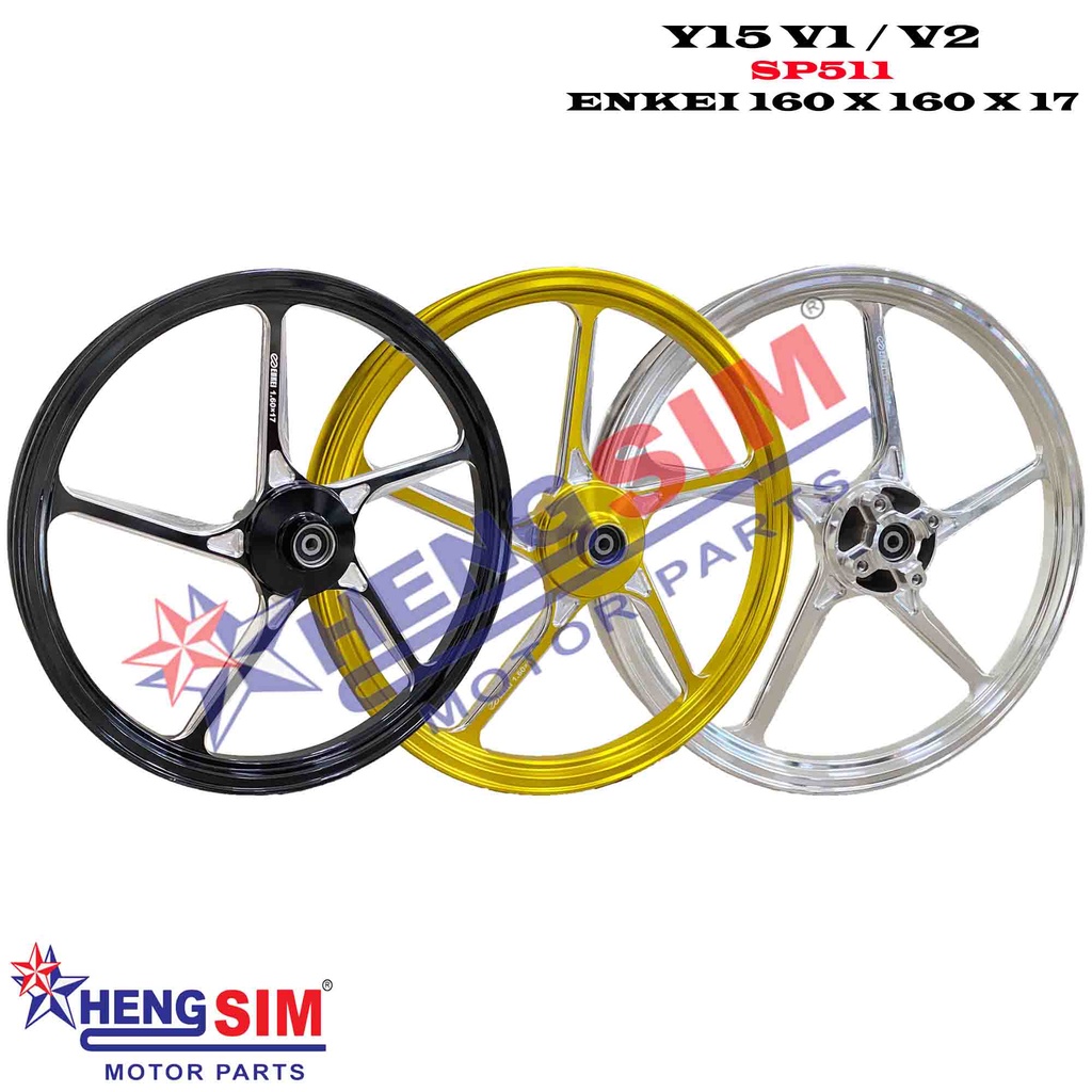Y150 ZR V1 / V2 ENKEI FULL CHOP SPORT RIM WITH BUSH AND BEARING SP511 ...