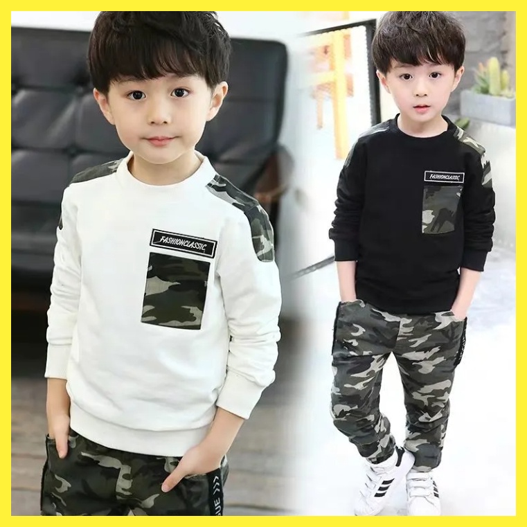QW DUMBO baby boy clothes kids 2-13 years 2pcs/set handsome shirt+pants ...