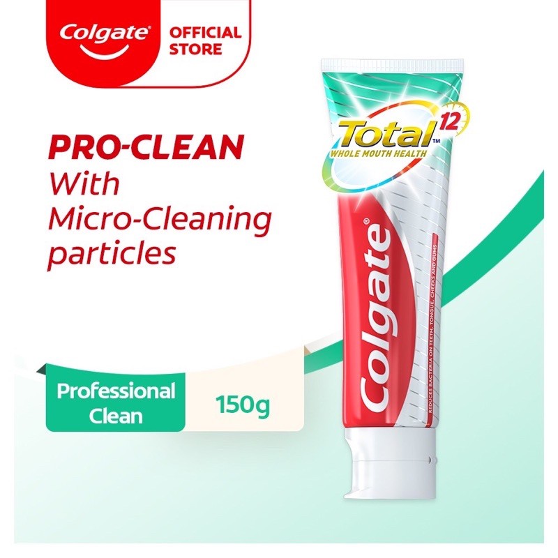 Colgate Total Professional Clean Gel Toothpaste 150g | Shopee Malaysia