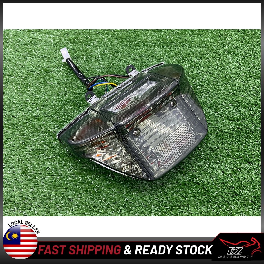 🔥💯 Smoke Tinted Diamond DE Tail Lamp Assy / Tail Light / Lampu Belakang Set HONDA EX5 / EX5 ...