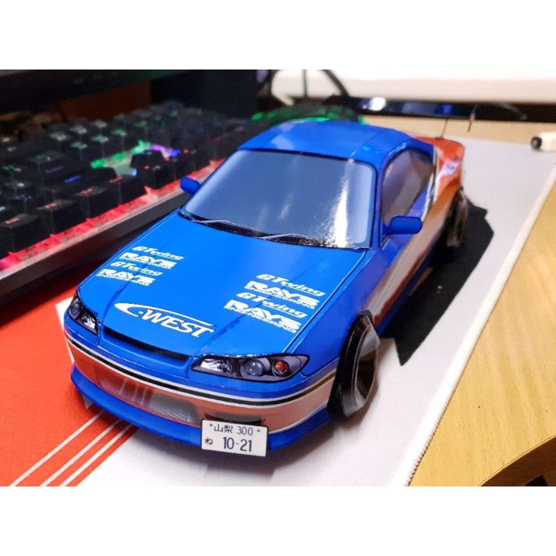 Template Paper Car Nissan Silvia Mona Lisa Scale 1:24 | Shopee Malaysia