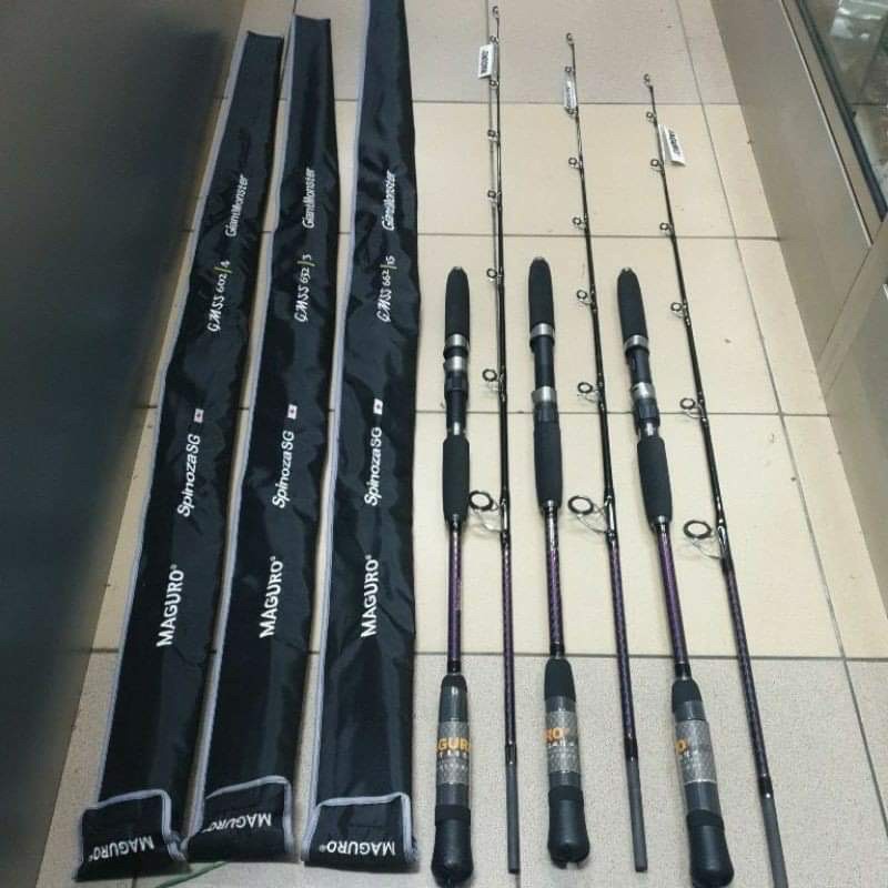 MAGURO SPINAZA SG GIANT MONSTER (SOLID CARBON) ROD | Shopee Malaysia