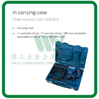 Bosch GSH500 GEN II Demolition Hammer 1100W mesin hacker drill hammer ...