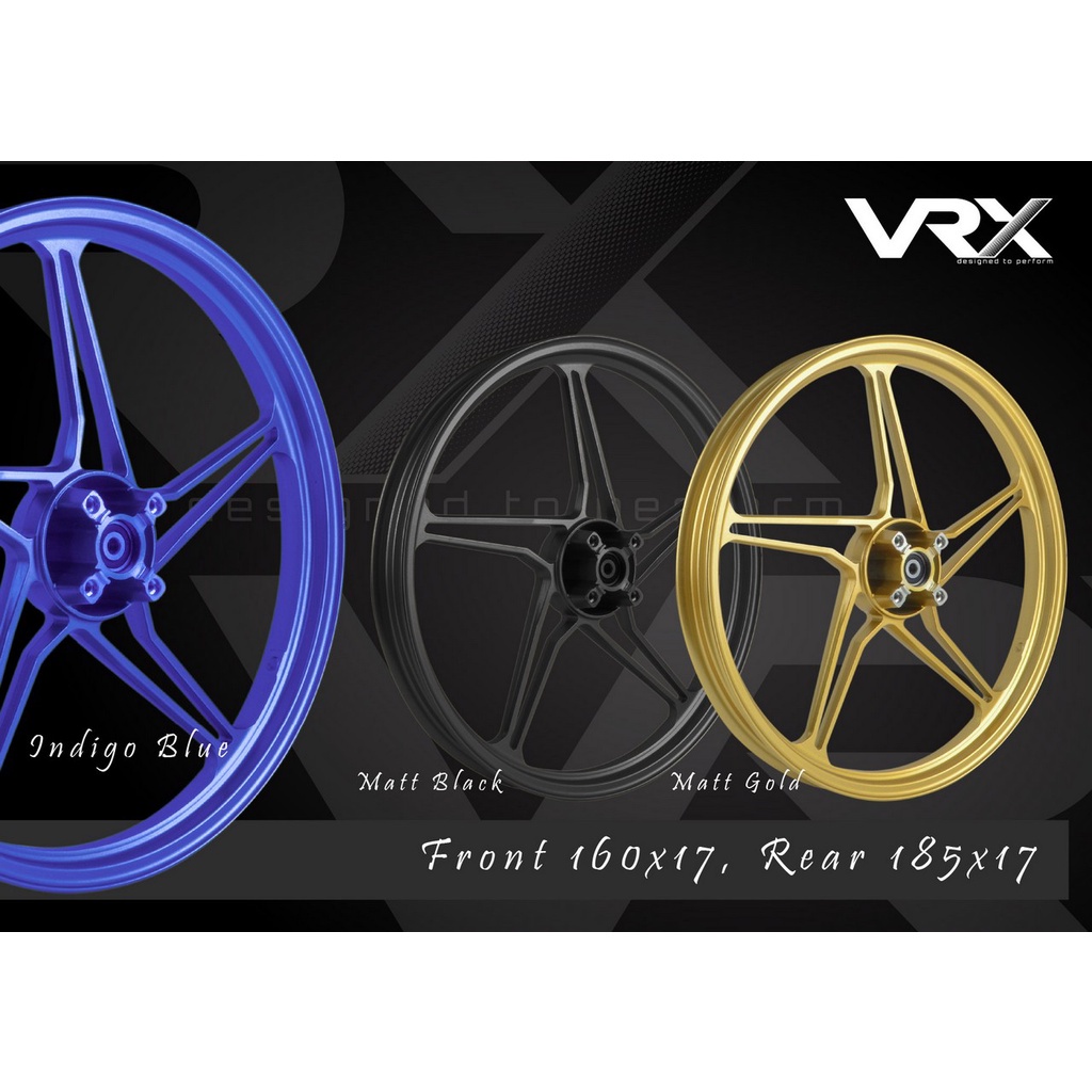 VRX Sport Rim Y15 Y15ZR YSUKU RS150 LC135 wheels tubeless alloy with ...
