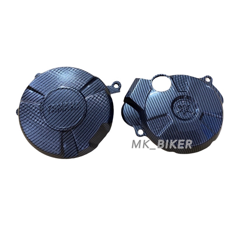 Yamaha Y15zr v1 & v2 engine side cover carbon casing engine carbon L/R ...