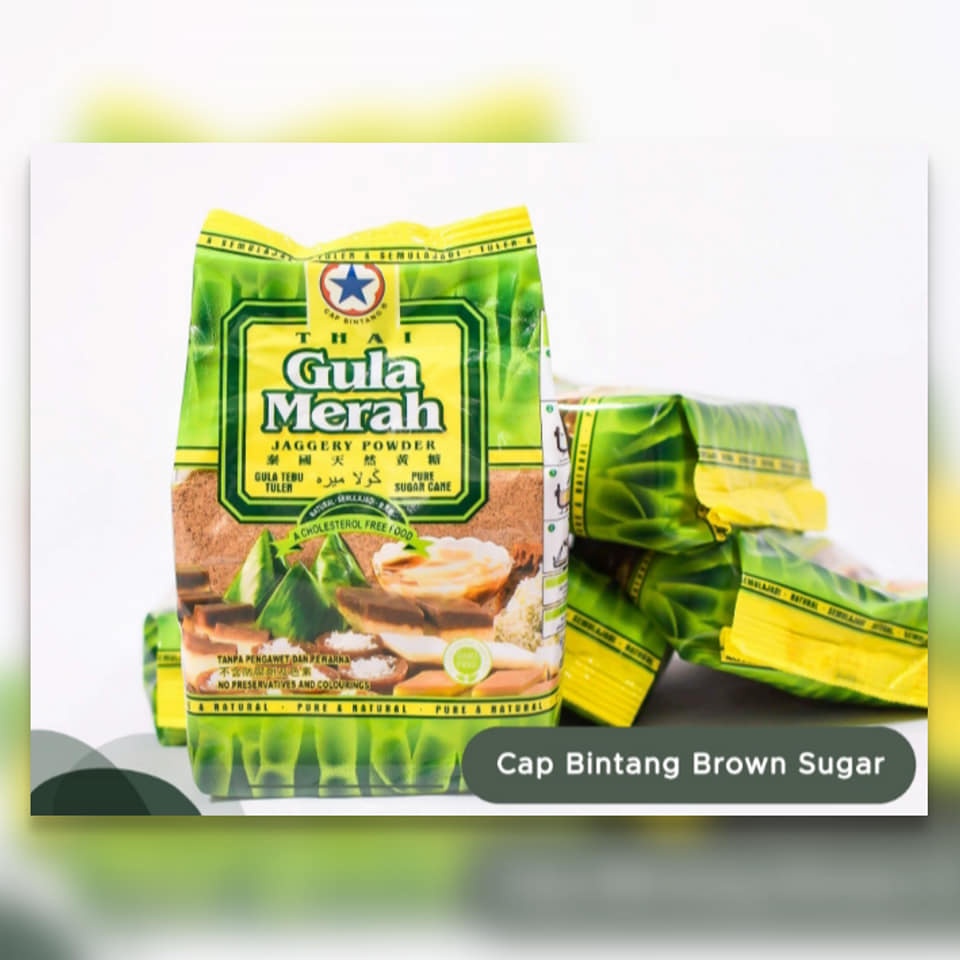 [READY STOCK] Cap Bintang Brand Natural Thai Jaggery Powder 500G 泰国天然黄糖 ...