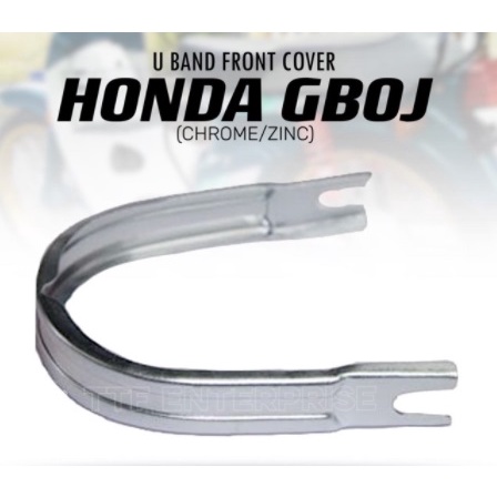 Honda GBOJ C70 U-Band Front Cover Leg Shield U Band (CHROME) | Shopee ...