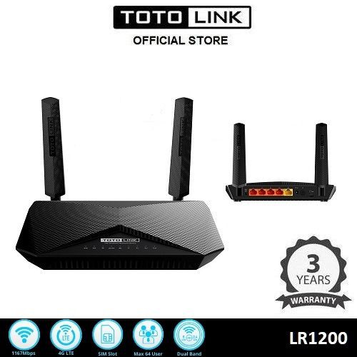 Totolink LR1200 AC1200 Wireless Dual Band 4G LTE Router | Shopee Malaysia