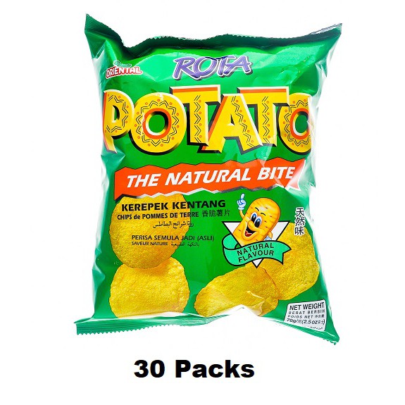 10 Packs Rota Potato Chips Original Flavour 15g Each (LOCAL READY ...