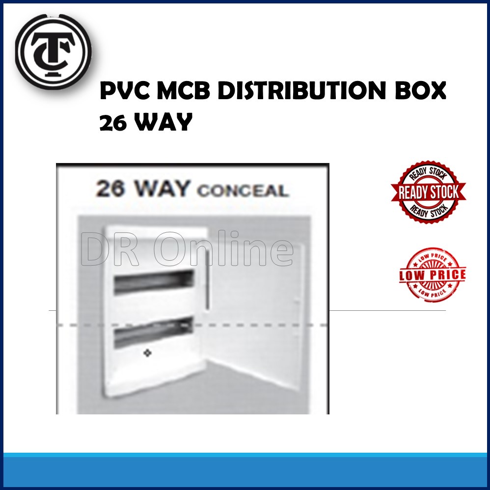 TC MCB PVC DB Box / MCB Distribution Box 21 Way/26 WAY PVC | Shopee ... TC MCB PVC DB Box / MCB Distribution Box 21 Way/26 WAY PVC | Shopee ...