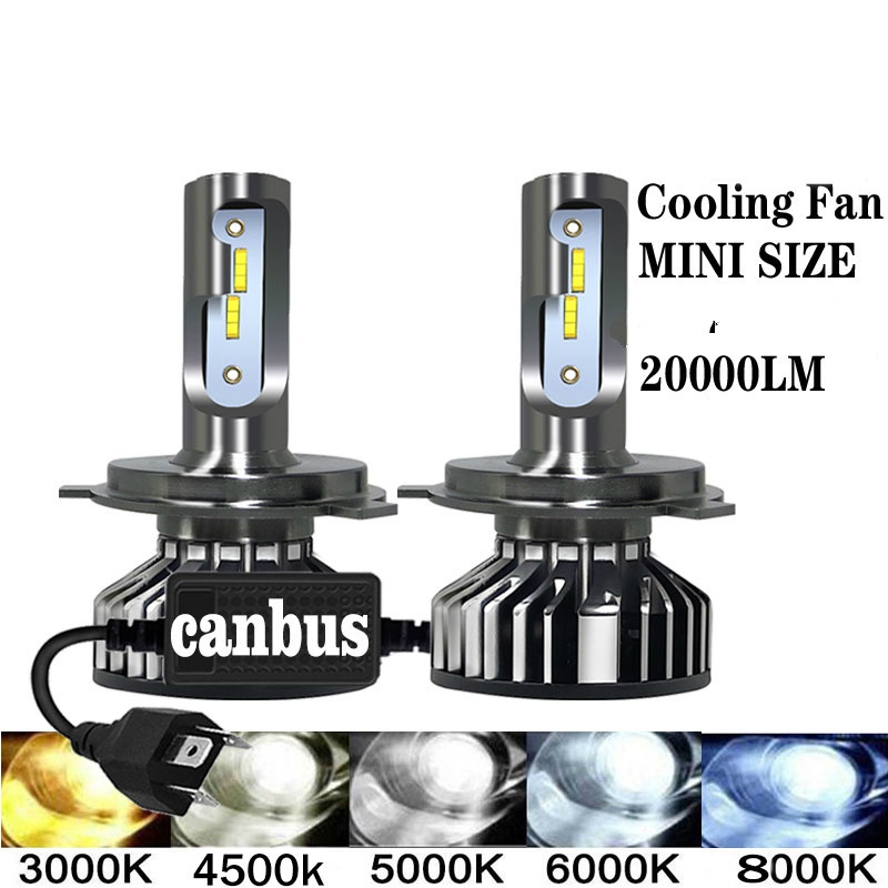 20000LM 4500K 6000K 8000K 3000K HB3 HB4 9005 9006 H3 H1 H8 H7 H4 H11 H9 ...